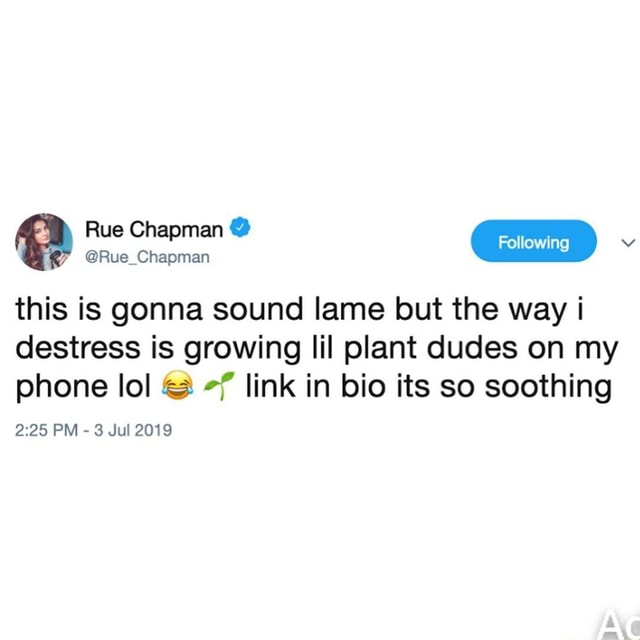 E Rue @Rue Chapman Chapman @ Following 7 @Rue Chapman this is gonna ...