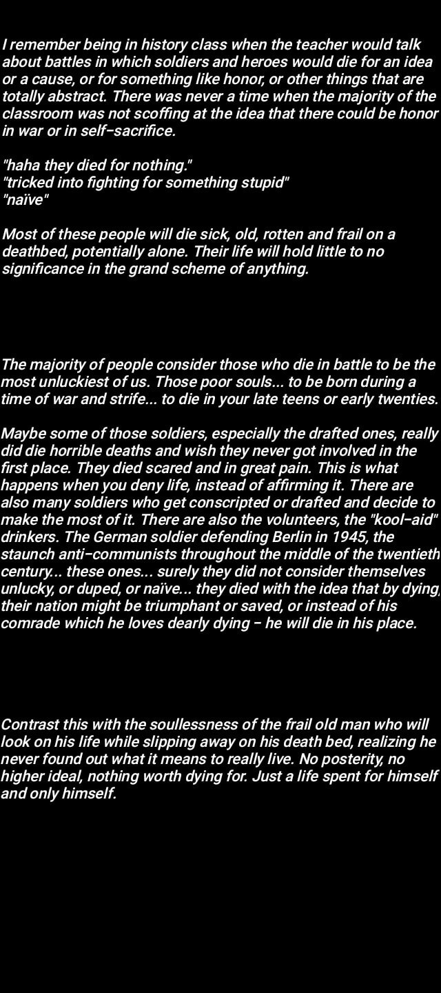 Remember being in history class when the teacher would talk about ...
