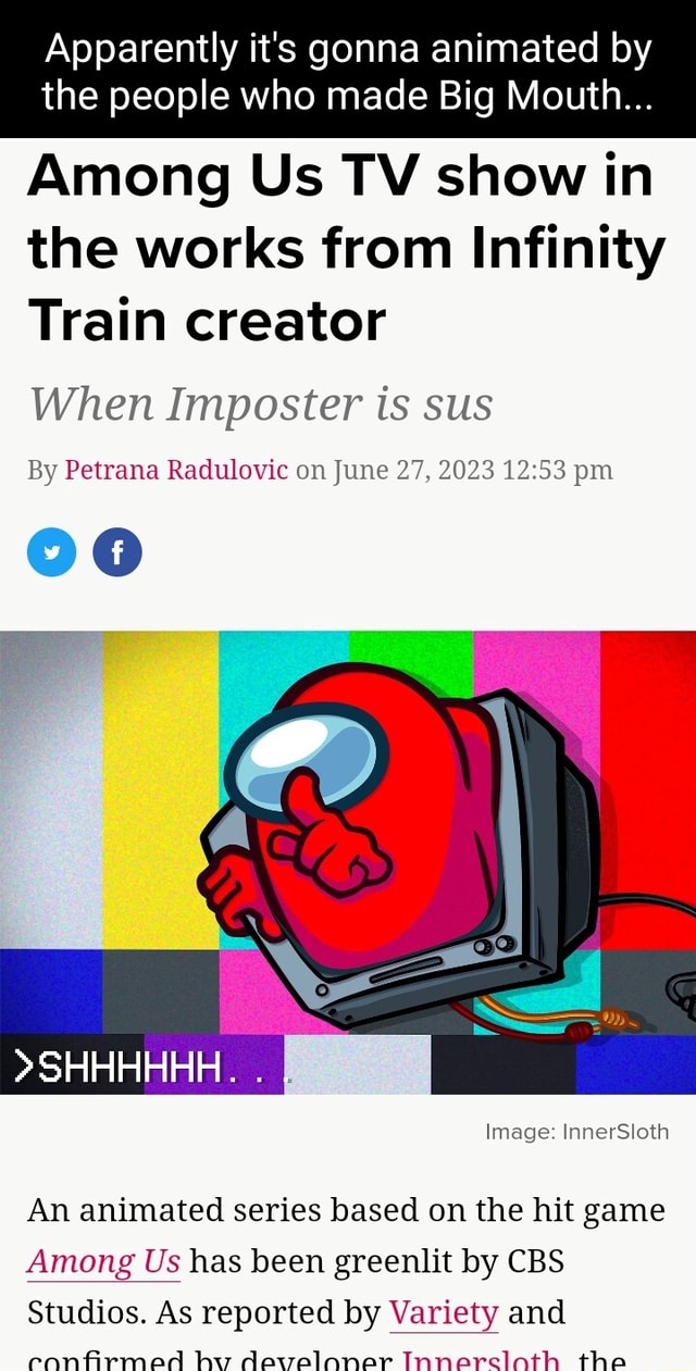 Apparently it's gonna animated by the people who made Big Mouth ...