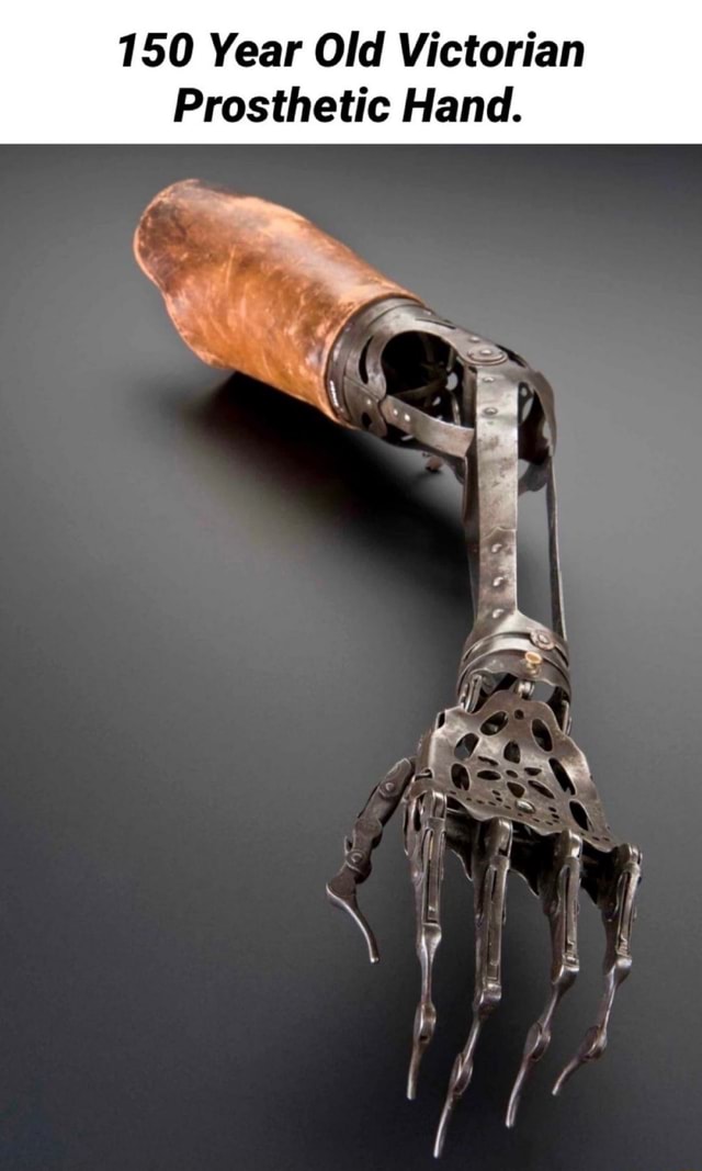 150 Year Old Victorian Prosthetic Hand. - iFunny