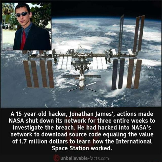 A 15-year-old hacker, Jonathan James', actions made NASA shut down its ...