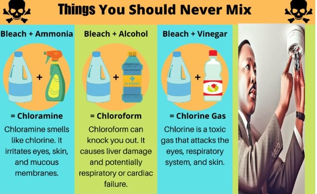 Bleach + Ammonia = Chloramine Chloramine smells like chlorine. It ...