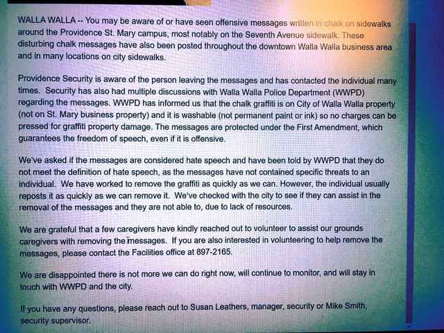 LAWALLA You may be aware of or have seen offensive messages written in ...