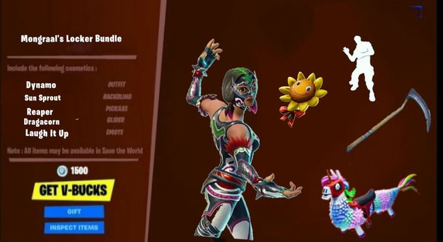 Mongraal's Locker Bundle rciude the following cosmetics Dynamo OUTFIT ...