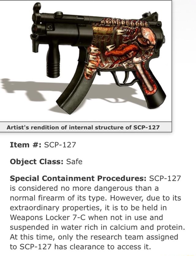 Artist's rendition of internal structure of SCP-127 Item #: SCP-127 ...