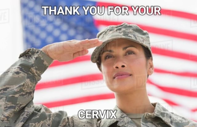 THANK YOU FOR YOUR CERVIX of - iFunny
