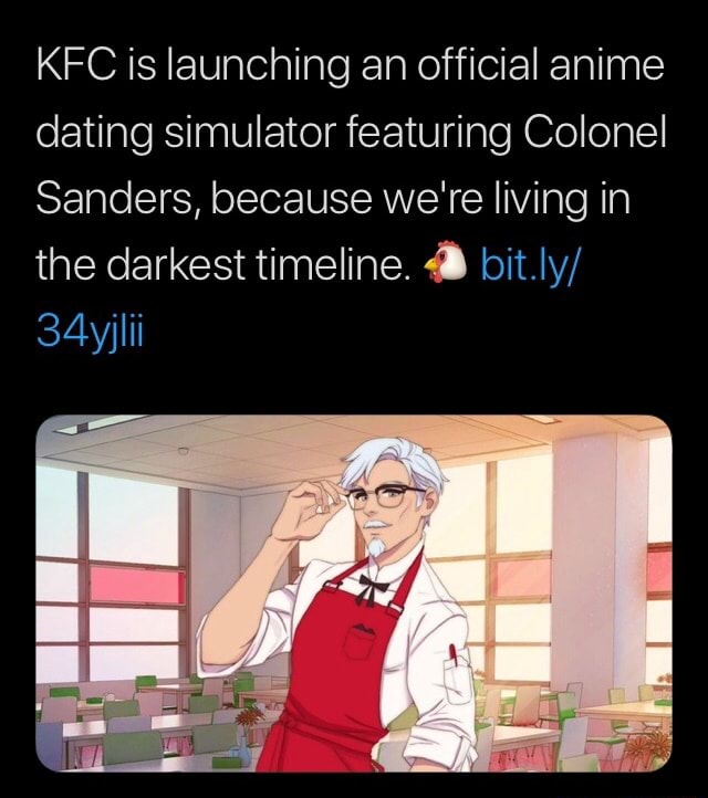 KFC is launching an official anime dating simulator featuring Colonel ...