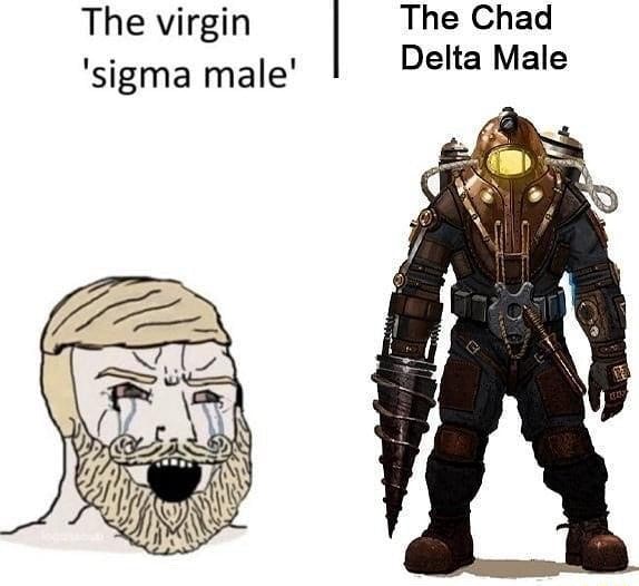 The virgin 'sigma male' I The Chad Delta Male 'sigma male' Delta Male ...