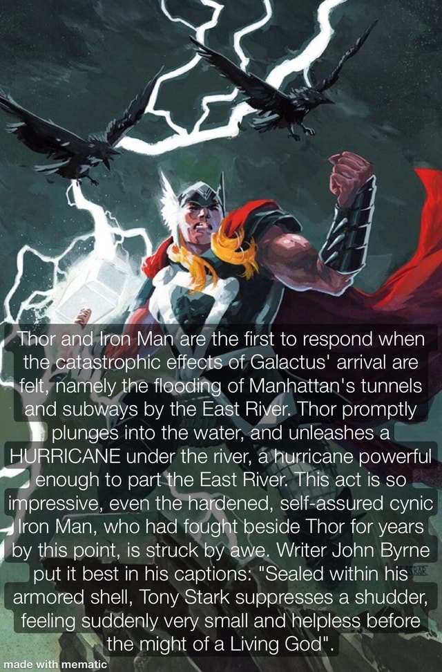 Pi Thor and Iron Man are the first to respond when the catastrophic ...
