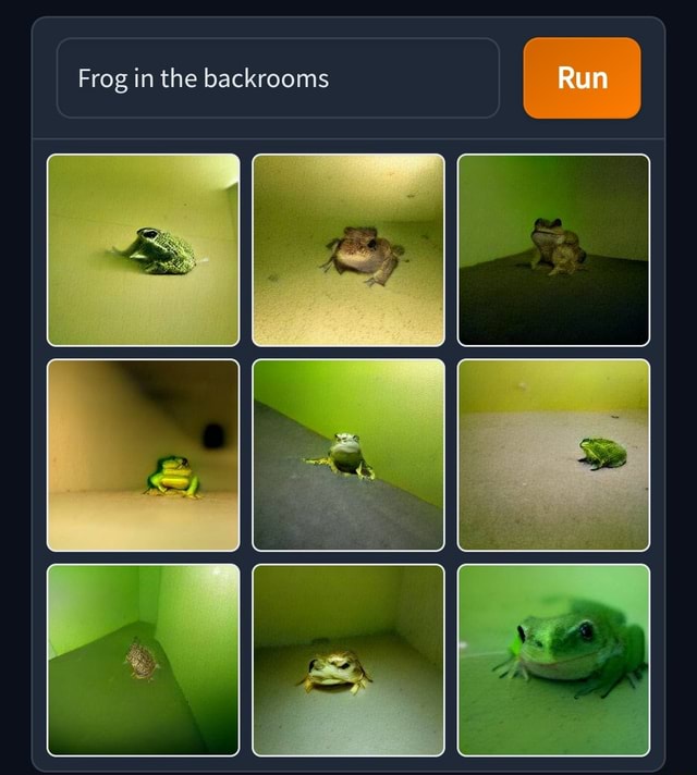 Frog in the backrooms Run - iFunny