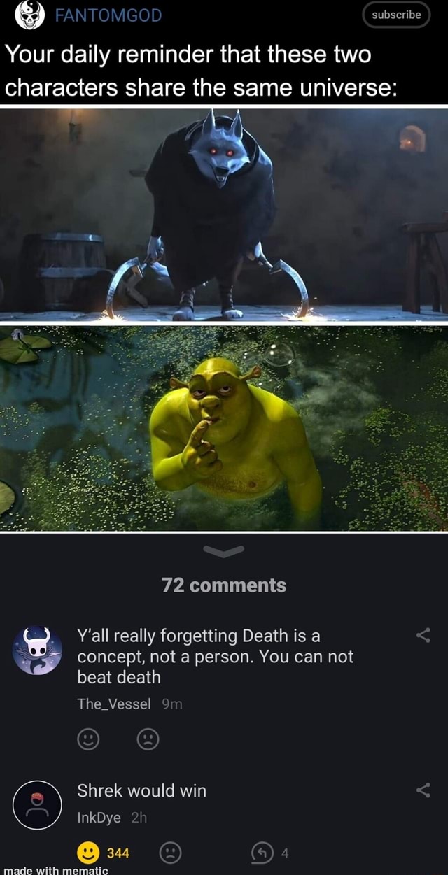 Subscribe Your daily reminder that these two characters share the same ...