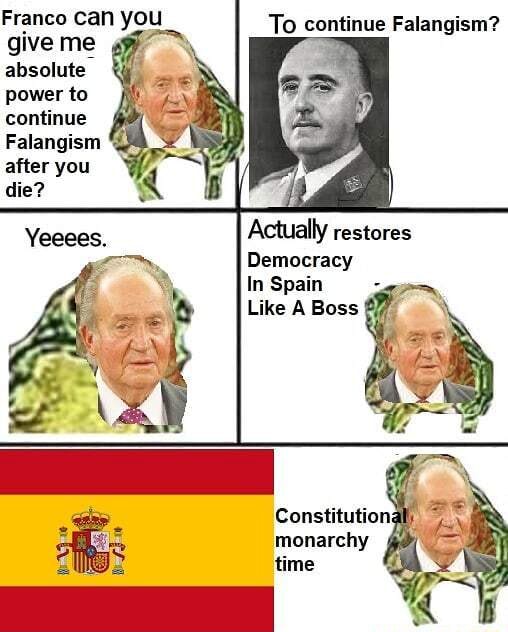Franco Can give me absolute power to continue Falangism after you die ...