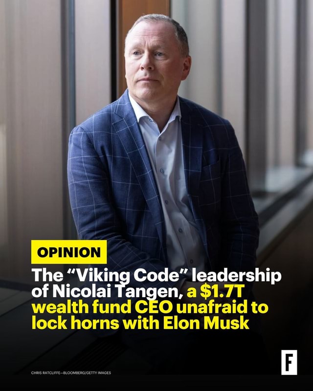 Nicolai Tangen, with his distinctive Norwegian-English accent and ...