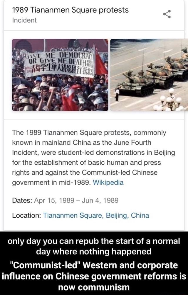 1989 Tiananmen Square protests