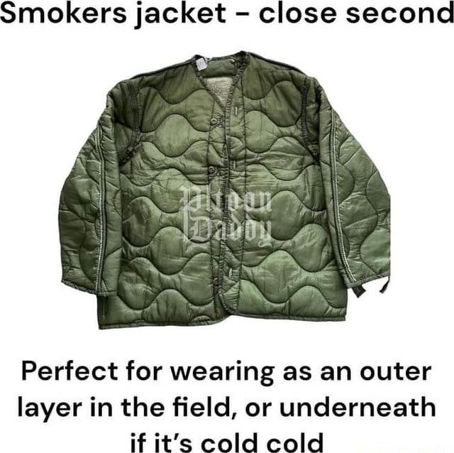 Smokers jacket - close second Perfect for wearing as an outer layer in ...
