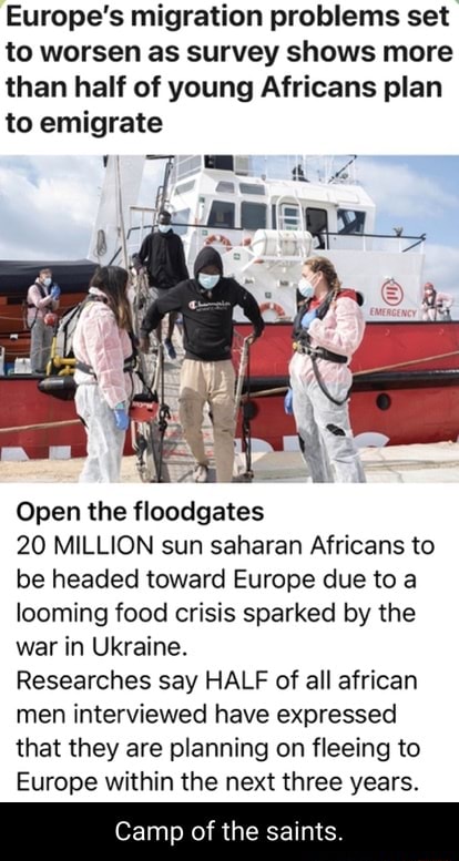 Europe's migration problems set to worsen as survey shows more than ...