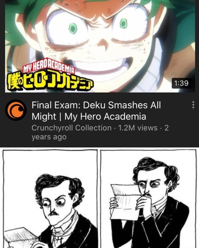 Final Exam: Deku Smashes All Might I My Hero Academia Crunchyroll ...