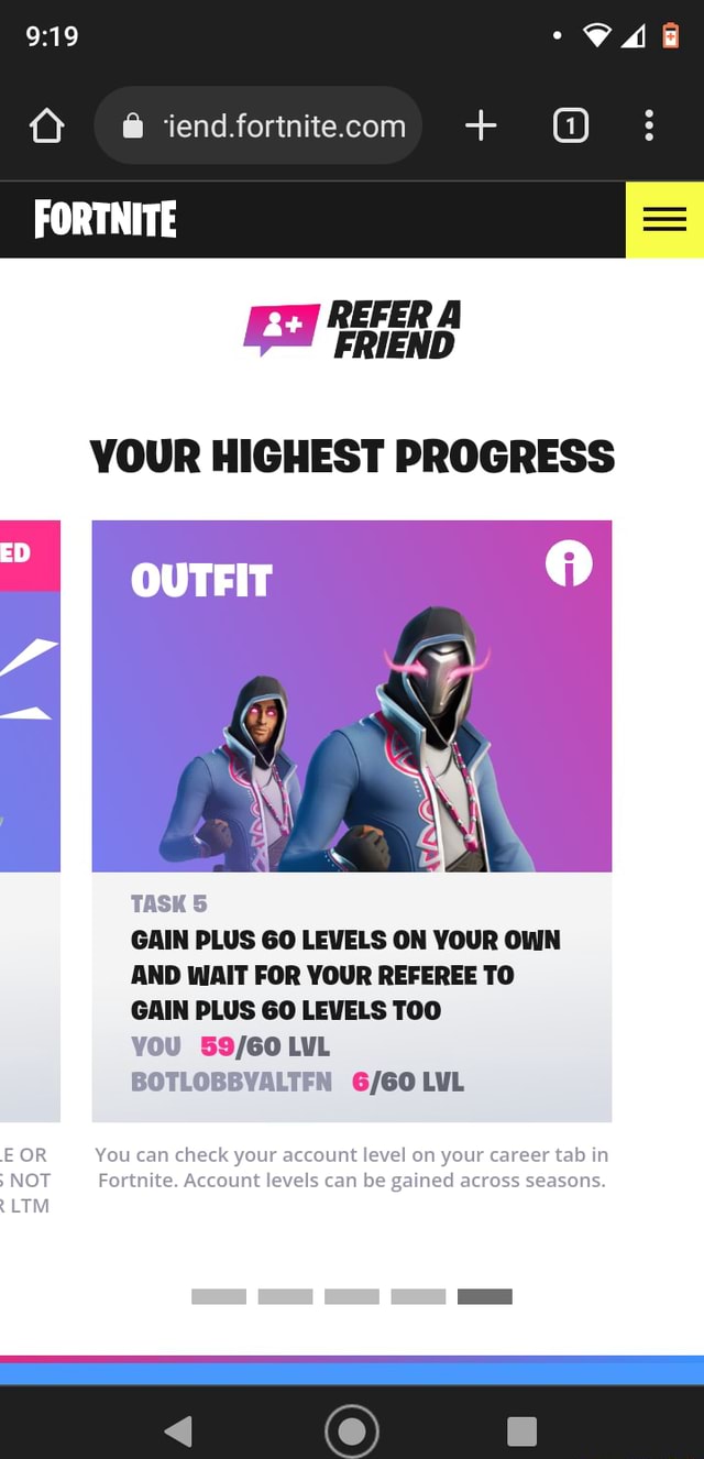 @ jiendfortnitecom + @ FORTNITE REFER A FRIEND VOUR HIGHEST PROGRESS ...