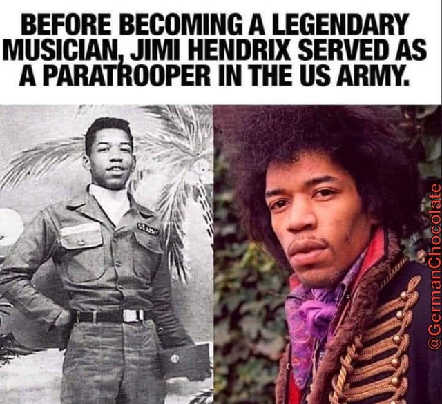 BEFORE BECOMING A LEGENDARY MUSICIAN, JIMI HENDRIX SERVED AS A ...