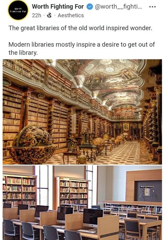 Worth Fighting For @ _fight... Aesthetics The great libraries of the ...