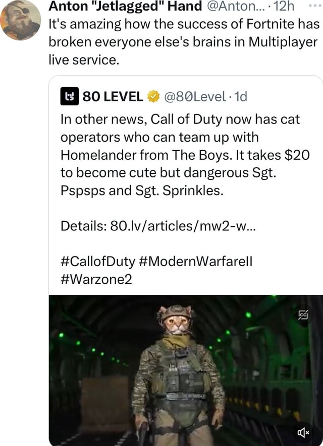 It's amazing how the success of Fortnite has broken everyone else's ...