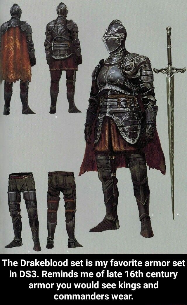 The Drakeblood set is my favorite armor set in D33. Reminds me of late ...