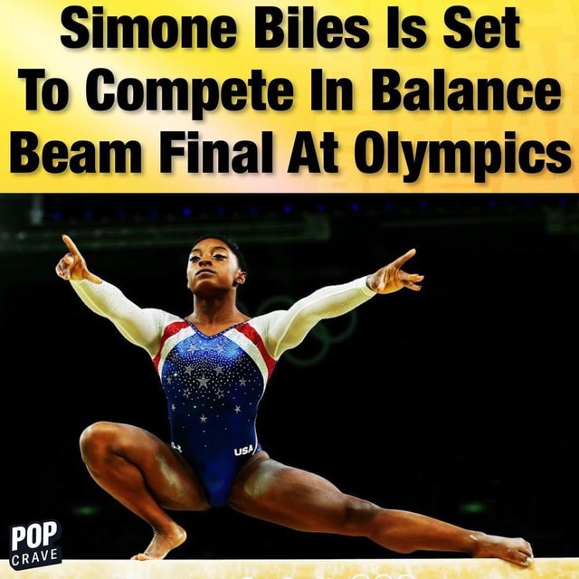 Simone Biles Is Set To Compete In Balance Beam Final At Olympics poP ...