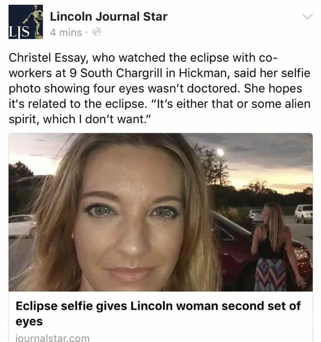 Lincoln Journal Star LIS mins Christel Essay, who watched the eclipse ...