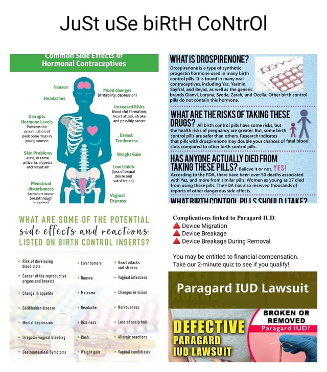 JuSt uSe biRtH CoNtrOl de Hormonal Contraceptives Ni Mood changes ...