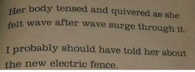 Der body tensed and quivered as she felt wave after wave surge through ...