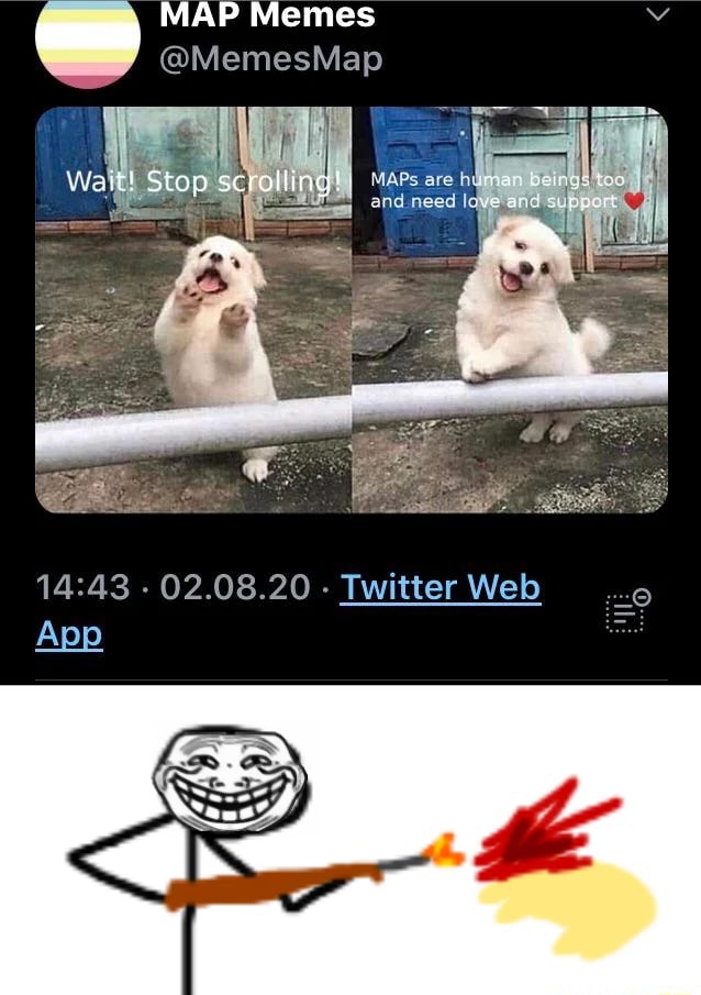 MAP Memes @MemesMap Wait! Stop scroliing! MAPs are hi and need lay - 02 ...