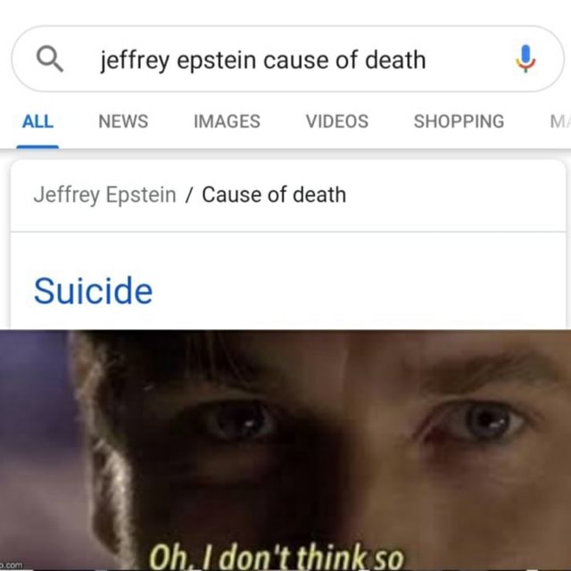 Q. jeffrey epstein cause of death a Jeffrey Epstein Cause of death ...