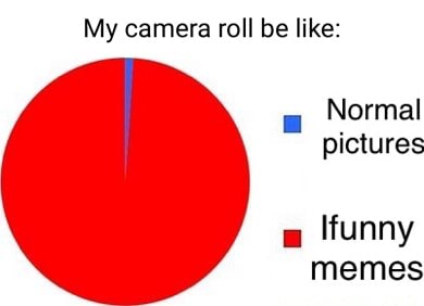 My camera roll be like: Normal pictures a funny memes - iFunny
