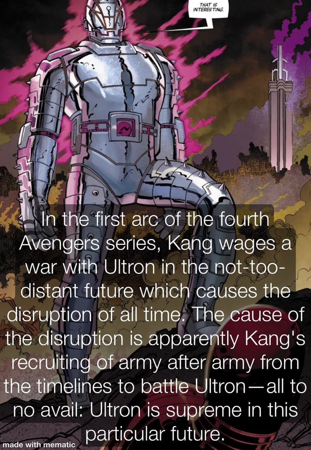 In the first arc of the fourth Avengers series, Kang wages a war with ...