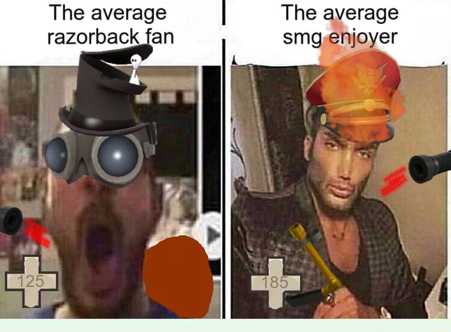 The average razorback fan The smg average er razorback fan - iFunny