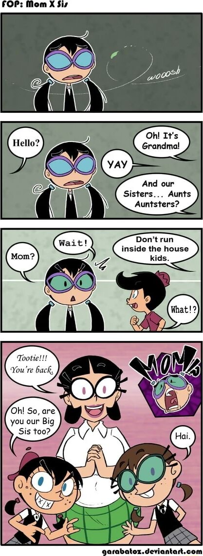 FOP: Mom X Sis as And our Sisters... Aunts Auntsters? Don't run inside ...