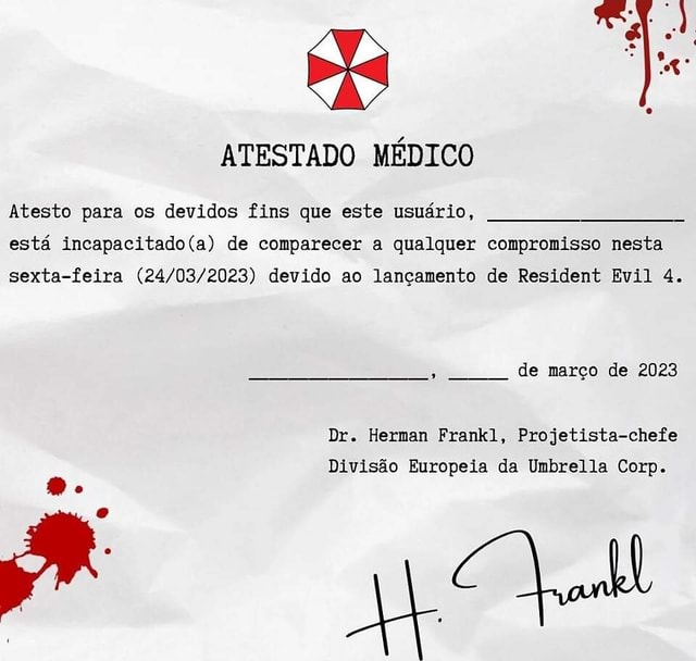 ATESTADO MÉDICO Atesto para os devidos fins que este usuário, está de ...