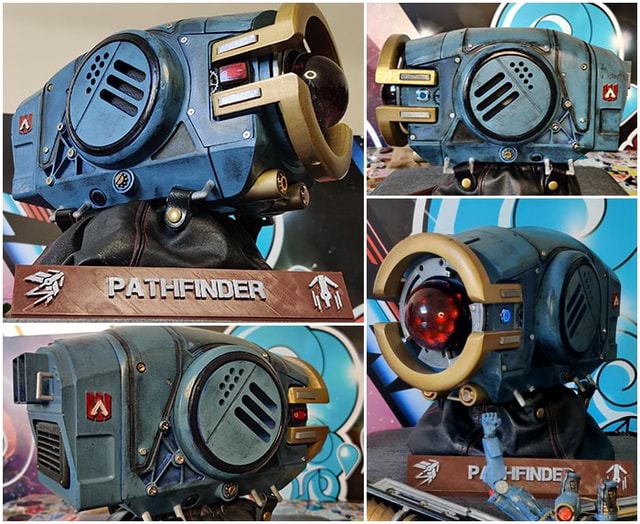 Pathfinder head Apex Legends - 3D print project - iFunny