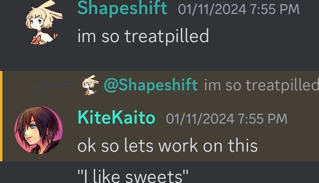 Shapeshitt Pm Im So Treatpilled Shapeshift Im So Treatpilled