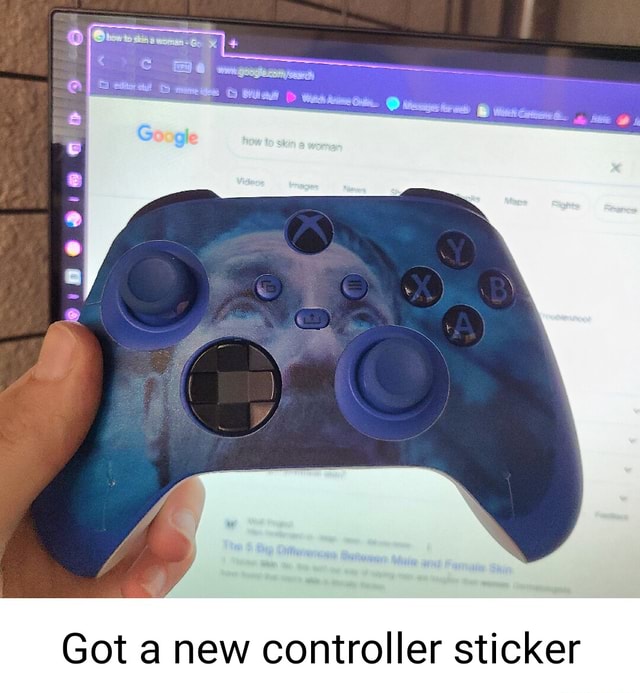 Got a new controller sticker - iFunny