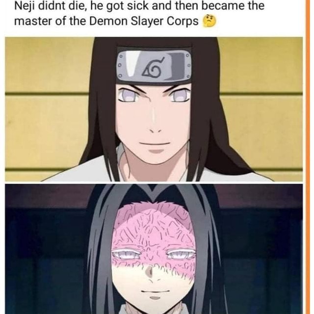 Neji didnt die, he got sick and then became the master of the Demon ...