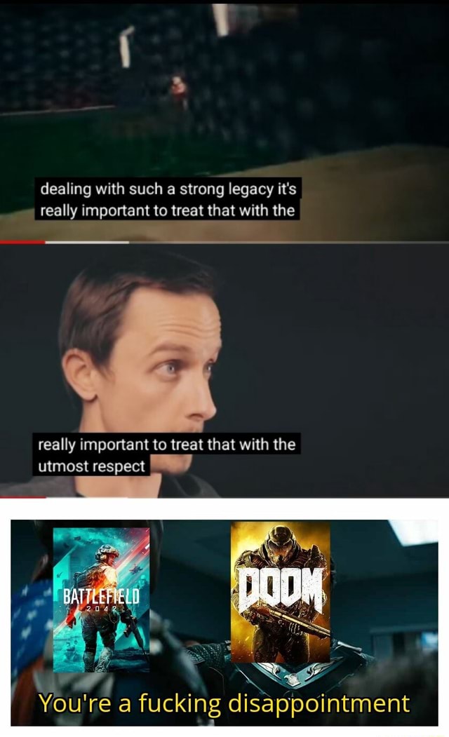 Dealing with such a strong legacy it's really important to treat that ...