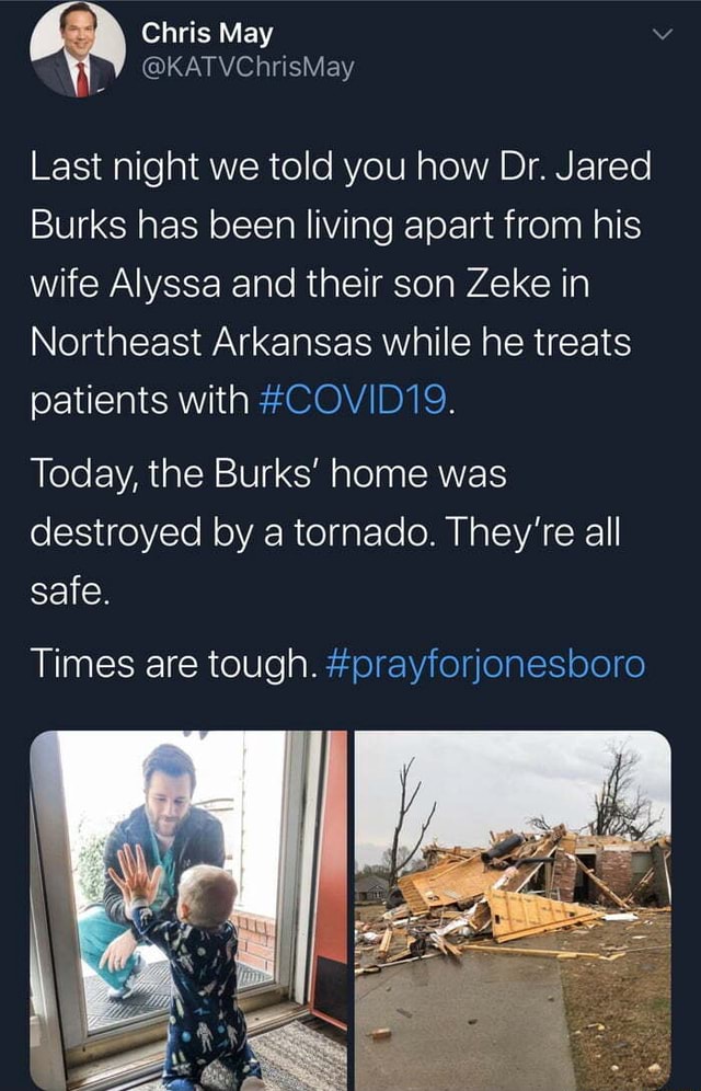Last night we told you how Dr. Jared Burks has been living apart from ...