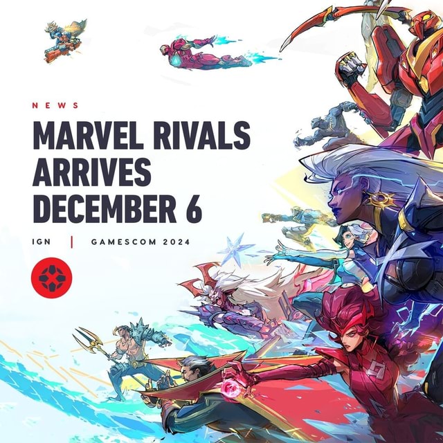 Marvel Rivals is set to release on December 6, 2024. Link in bio for ...