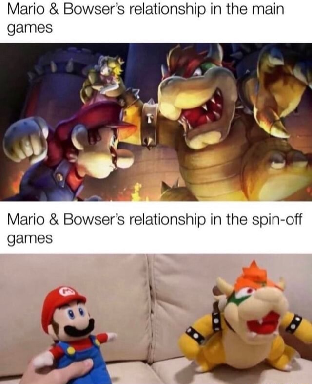 Mario & Bowser's relationship in the main games I Mario & Bowser's ...