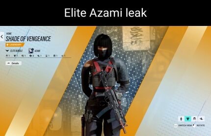 Elite Azami leak SHADE OF VENGEANCE - iFunny