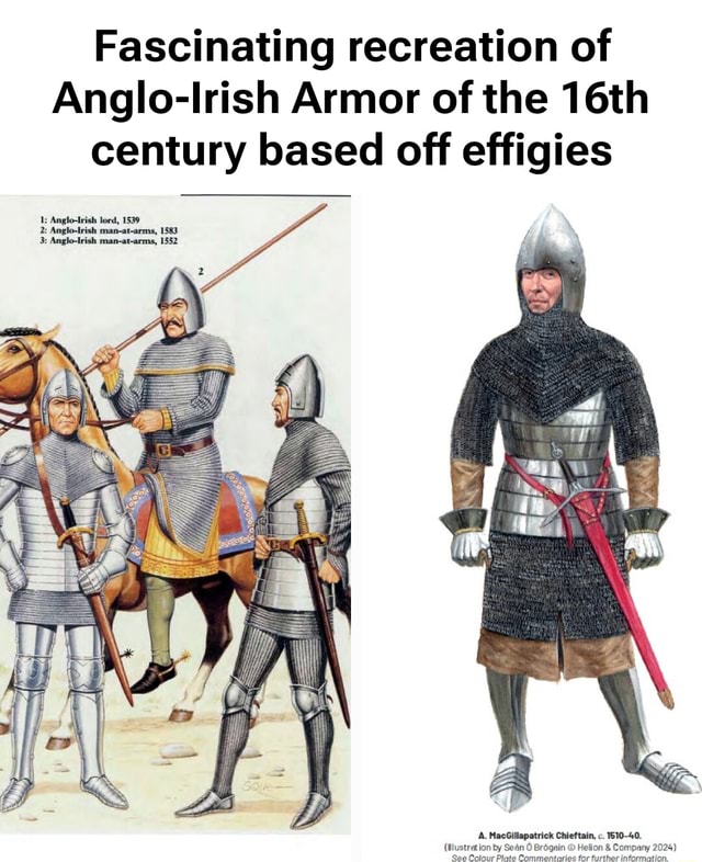 Fascinating recreation of Anglo-Irish Armor of the 16th century based ...