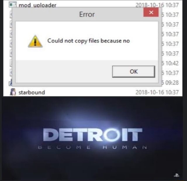 , Could not copy files because no - iFunny