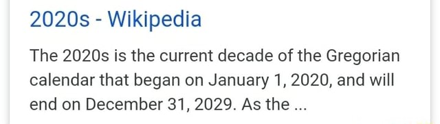 2020s - Wikipedia The 2020s is the current decade of the Gregorian ...