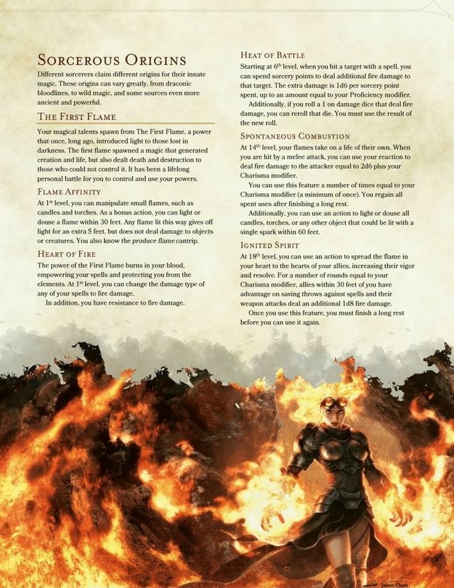 SORCEROUS ORIGINS Different sorcerers claim different origins for their ...